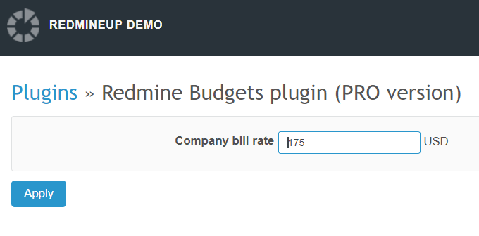 Budgeting in Redmine. Methodology and Opportunities